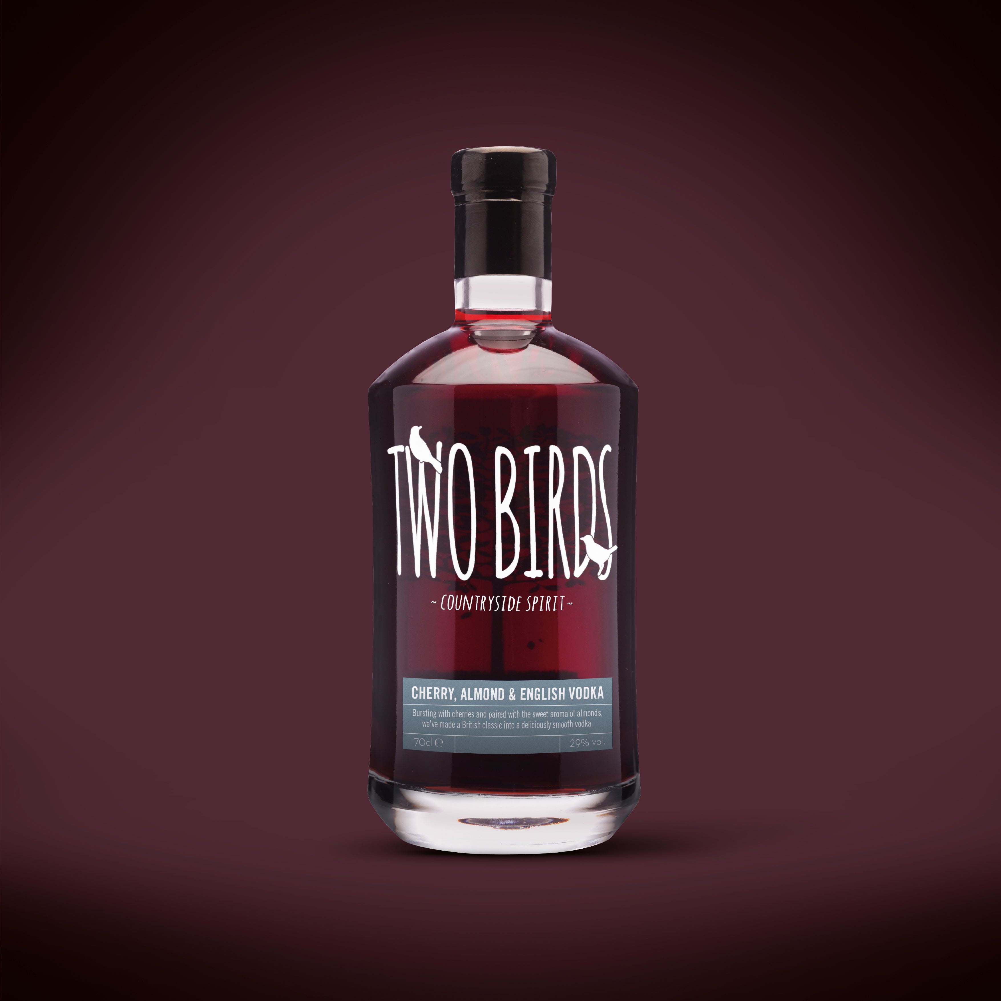 Two Birds Cherry, Almond & English Vodka 29%VOL